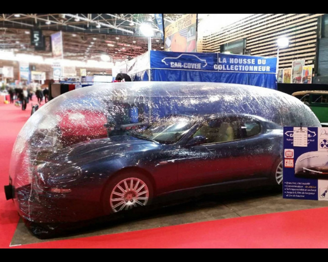Housse voiture gonflable Air Car-Cover® | Anti humidité